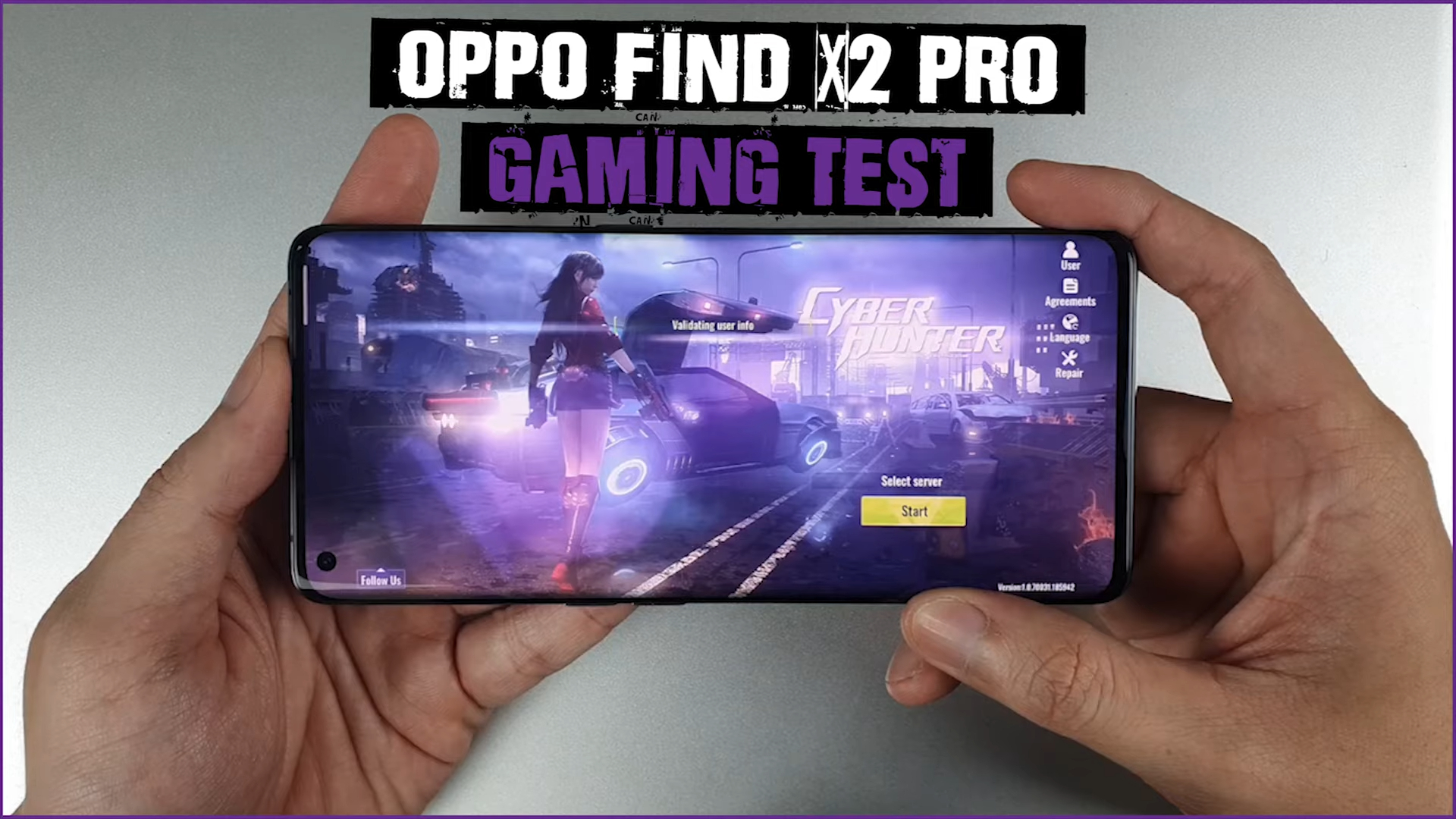 Oppo Find X2 Pro Test Game Cyber Hunter - GSM FULL INFO