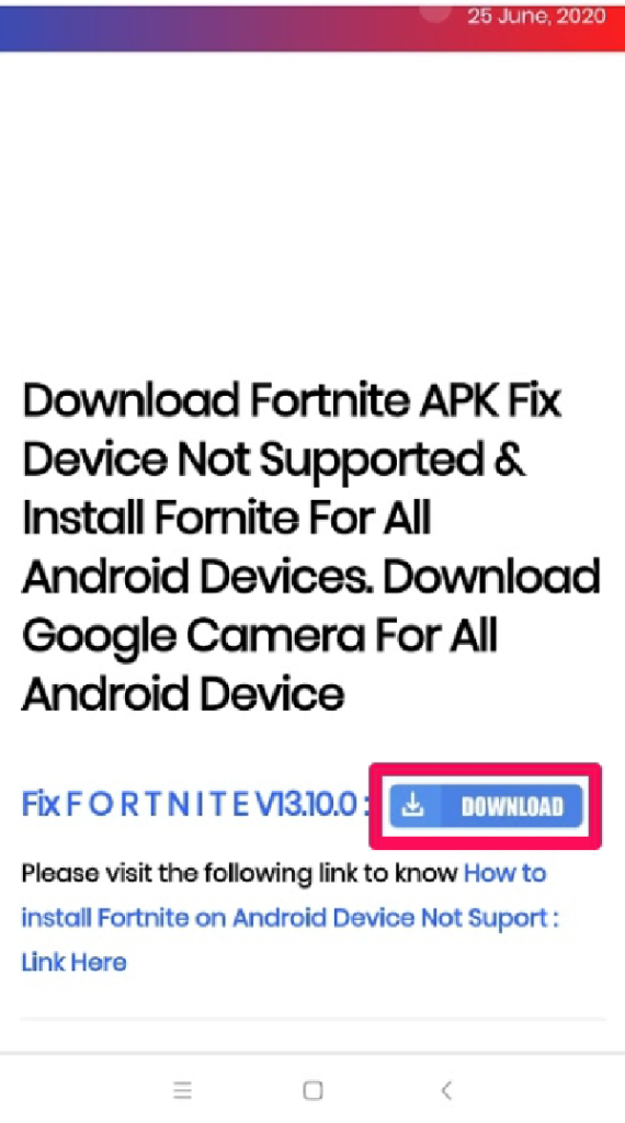 How to install Fortnite Apk Fix Device Not Supported For Android Devices V13.20.0 - GSM FULL INFO