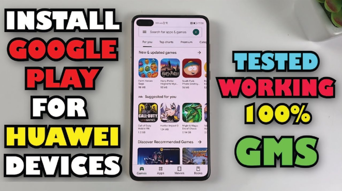 How to install Google Play Store on Huawei Devices without OTG, PC, GMS ...