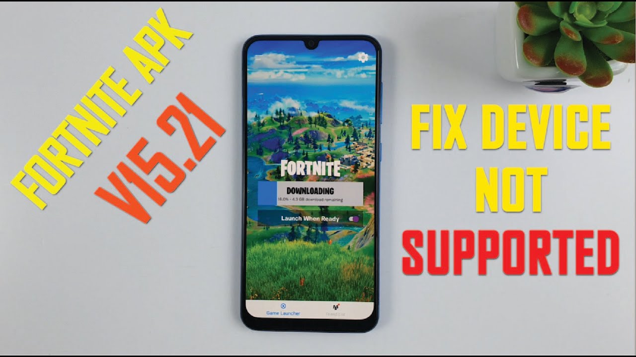 How to Install Fortnite Apk Fix Device Not Supported For Samsung ...