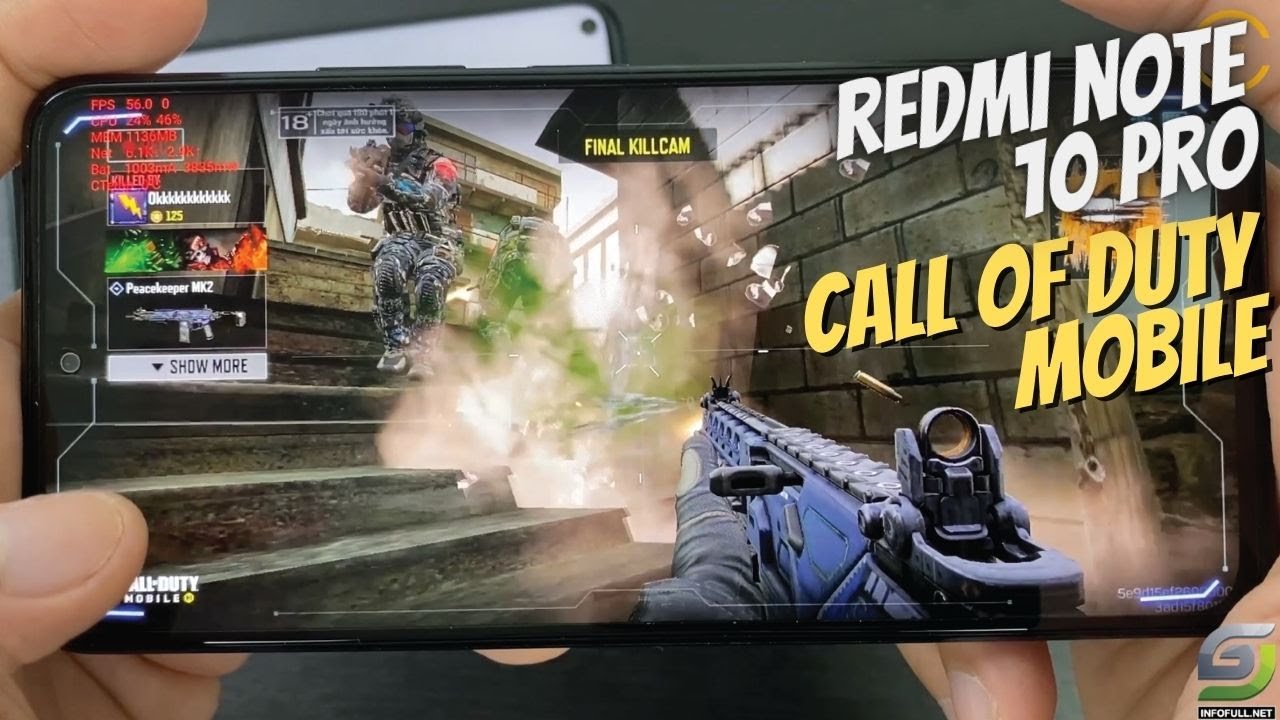 Xiaomi Redmi Note 10 Pro test game Call of Duty Mobile | FPS ...