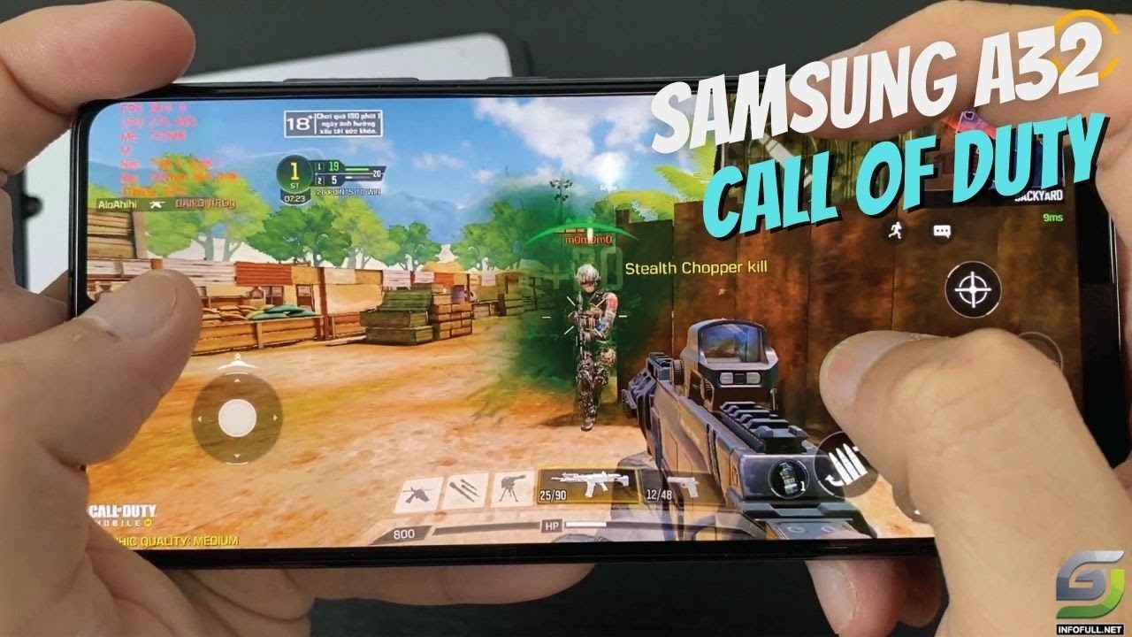 Samsung Galaxy A32 test game Call of Duty Mobile - GSM FULL INFO