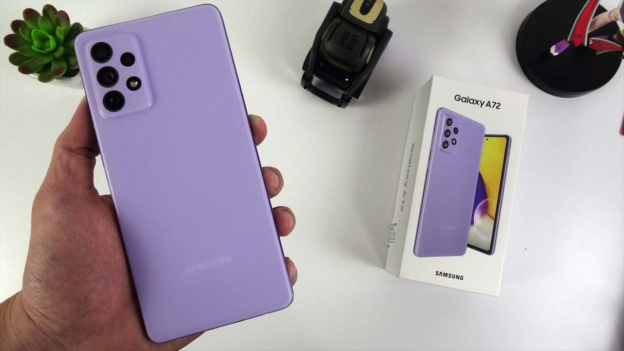 Samsung Galaxy A72 Unboxing | Hands-On, Design, Unbox, Set Up new ...