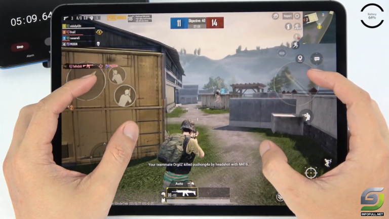 iPad Pro 11 2020 test game PUBG Max Setting - GSM FULL INFO