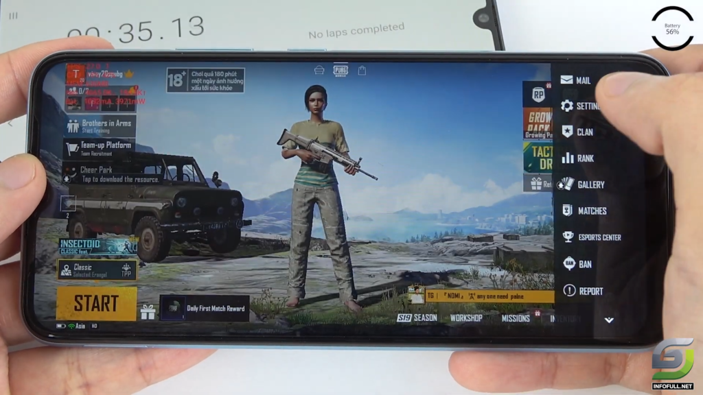 Realme C21Y test game PUBG with FPS & Heating Test | Graphics, Gameplay ...