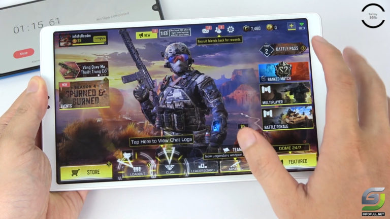 Samsung Galaxy Tab A7 Lite test game Call of Duty Mobile CODM - GSM ...