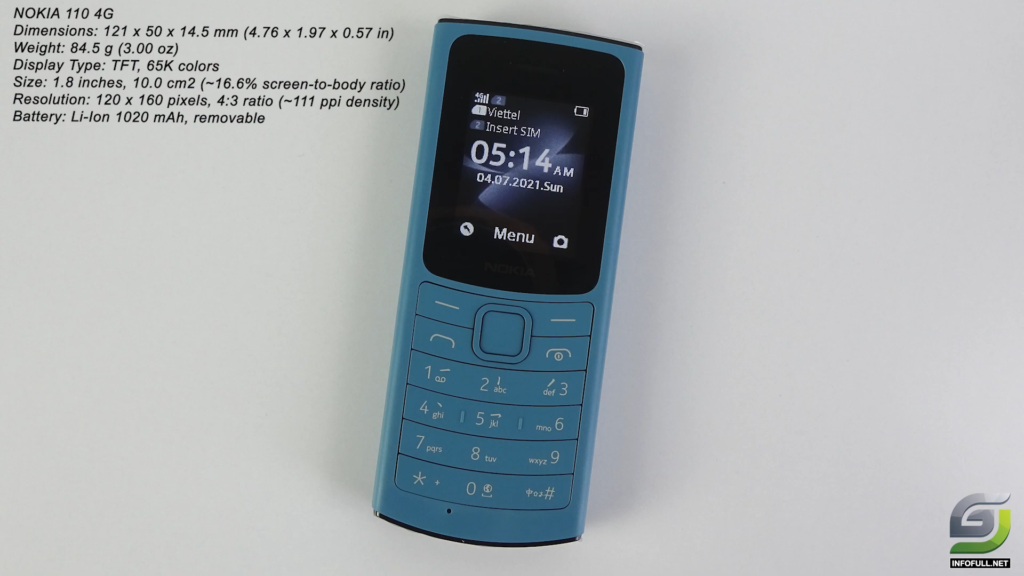 Nokia 110 4G Unboxing | Hands-On, Design, Unbox, Camera, Test Game ...