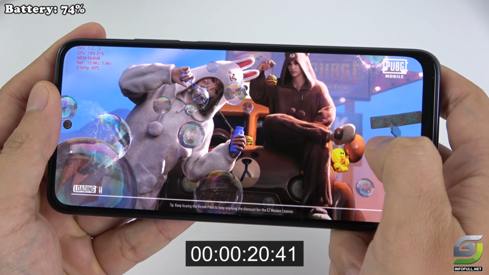 Redmi Note 10S Test Game PUBG Smooth Extreme | FPS Meter, Gyro Test ...