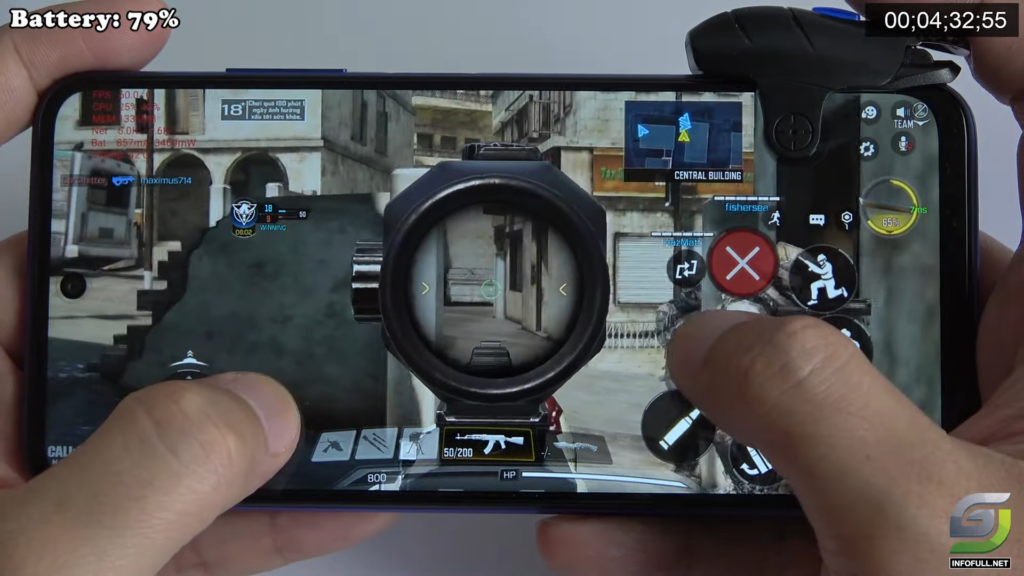 Xiaomi Redmi Note 10 5G test game Call of Duty Mobile Season 6 The Heat ...