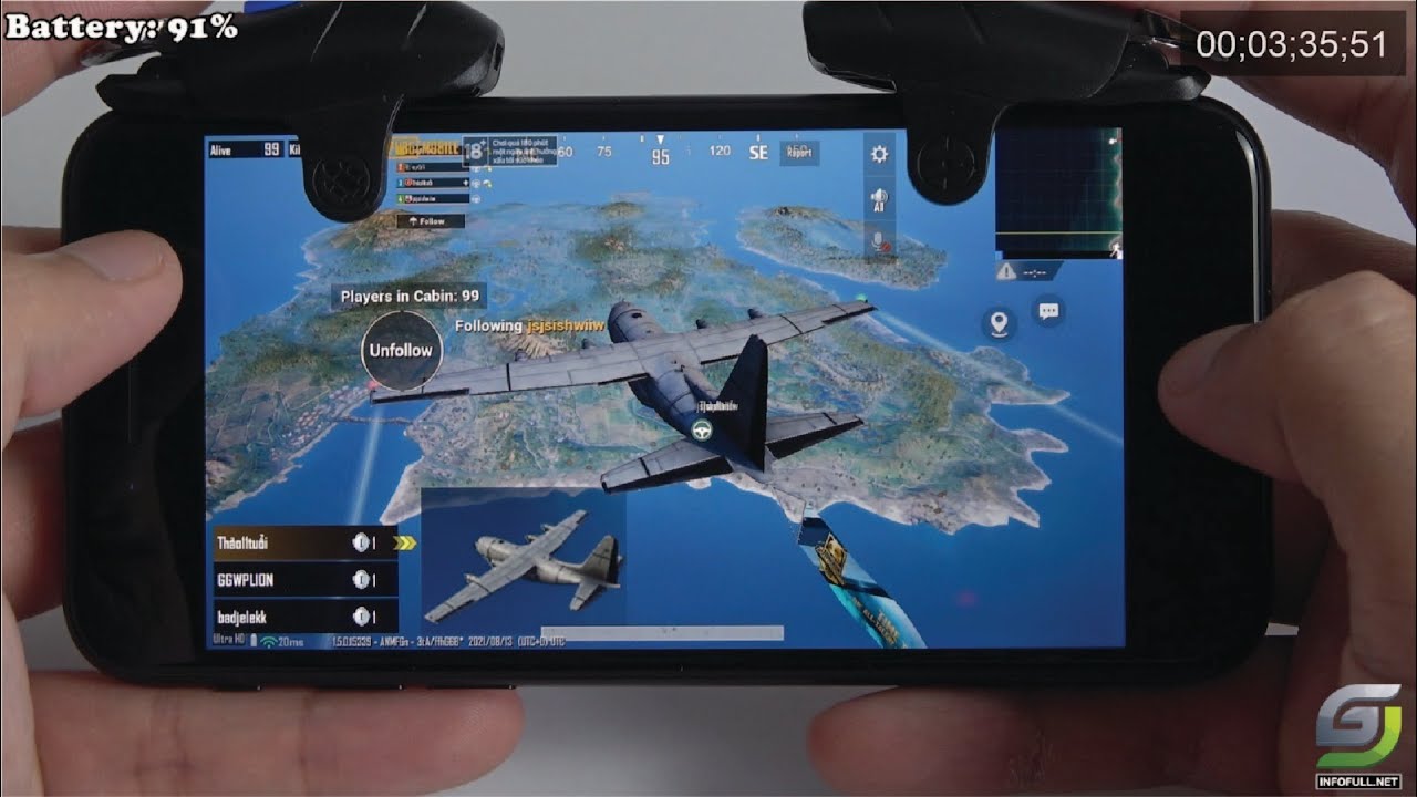 iPhone SE 2020 test game PUBG Mobile 2021 Max Setting - GSM FULL INFO