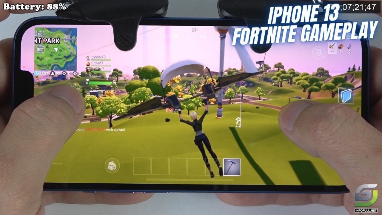 iPhone 13 Fortnite Gameplay - GSM FULL INFO