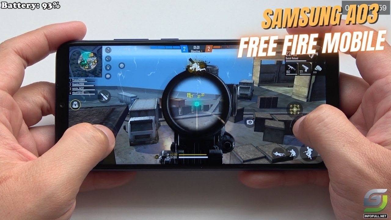 Samsung A03 test game Free Fire Mobile - GSM FULL INFO