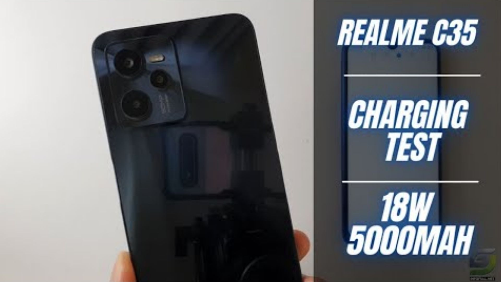 Realme C35 Battery Charging Test 0% to 100% | 18W fast charger 5000 mah ...