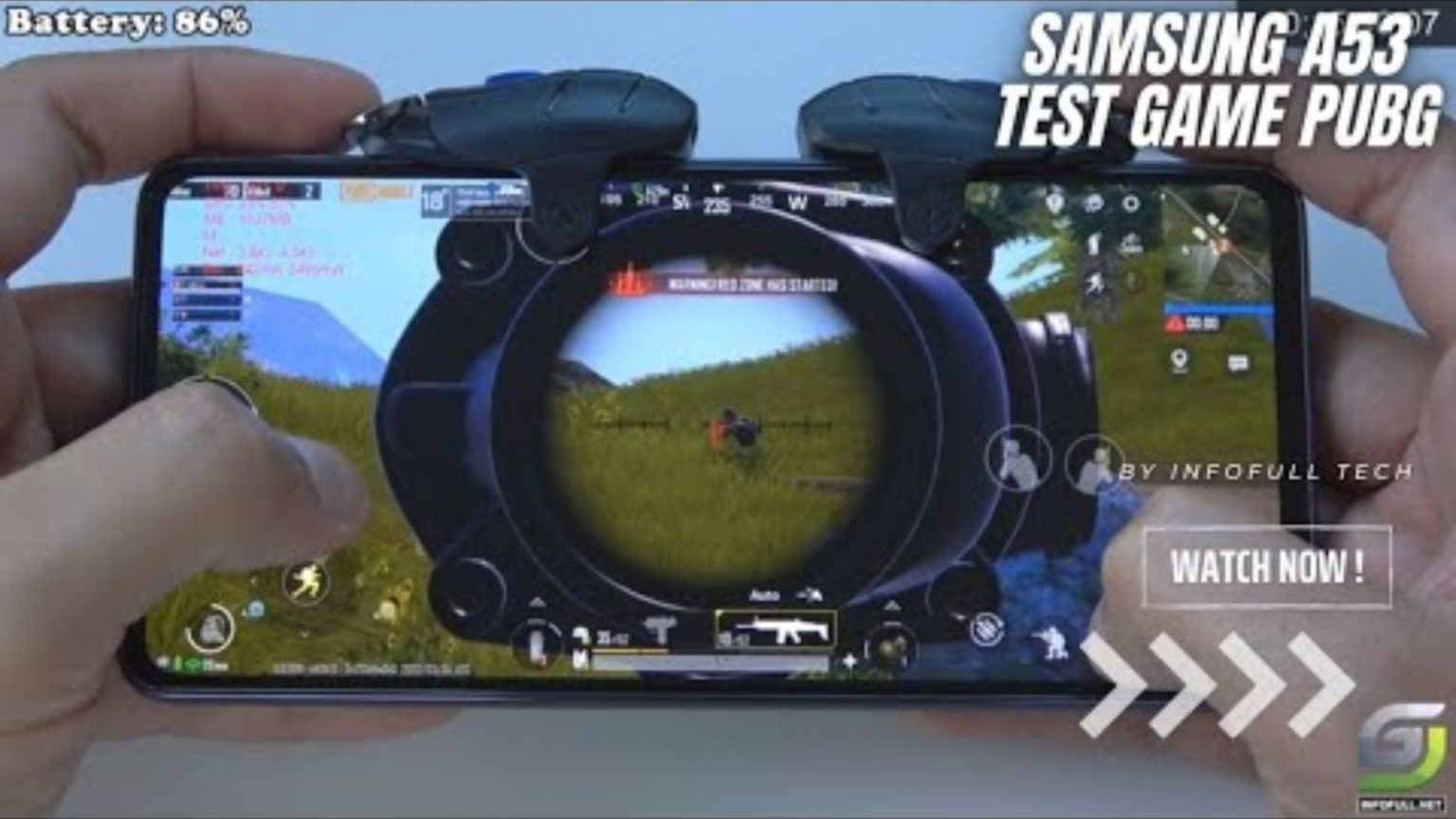Samsung Galaxy A53 test game PUBG Mobile - GSM FULL INFO