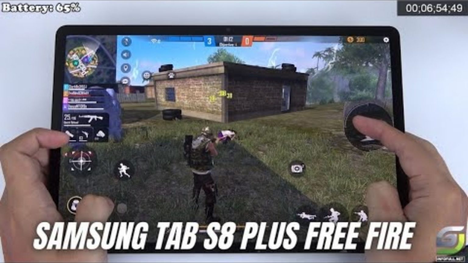 Samsung Tab S8 Plus test game Free Fire - GSM FULL INFO