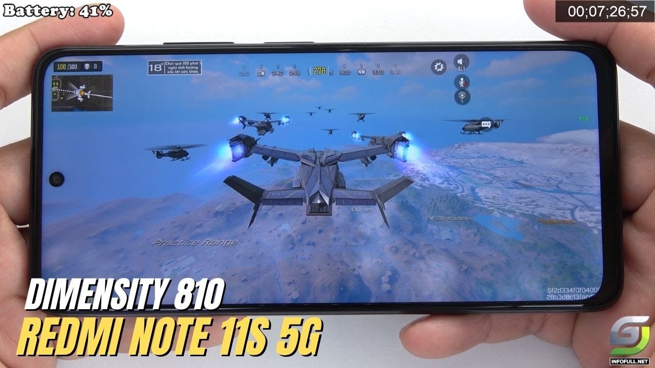 Redmi Note 11s 5G Test game Call of Duty Mobile CODM | Dimensity 810 5G ...
