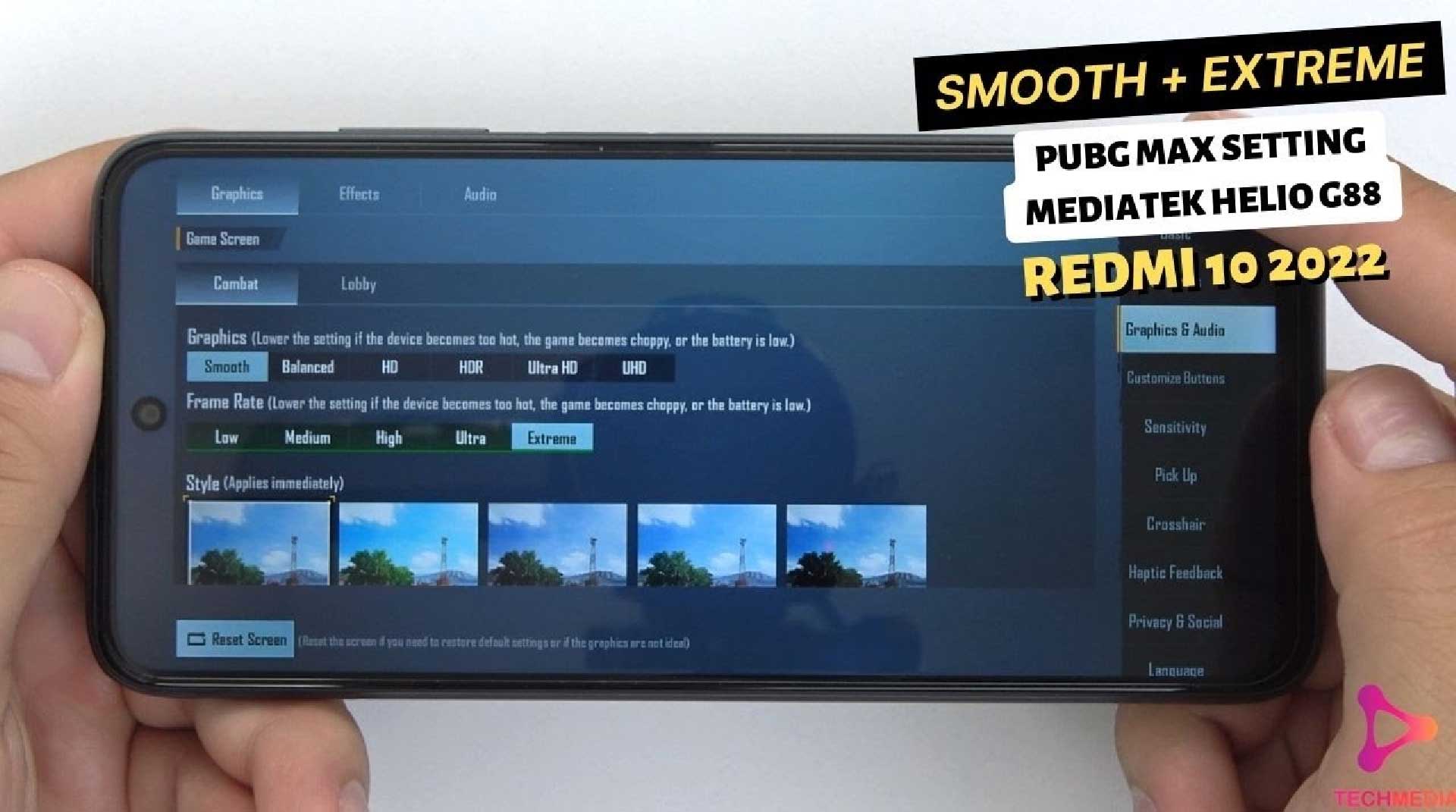 Xiaomi Redmi 10 2022 test game PUBG Max Setting: Smooth + Extreme with ...