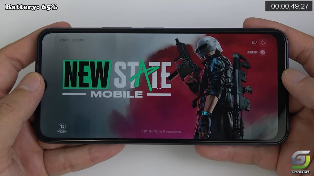 Vivo Y22s test game PUBG New State - GSM FULL INFO