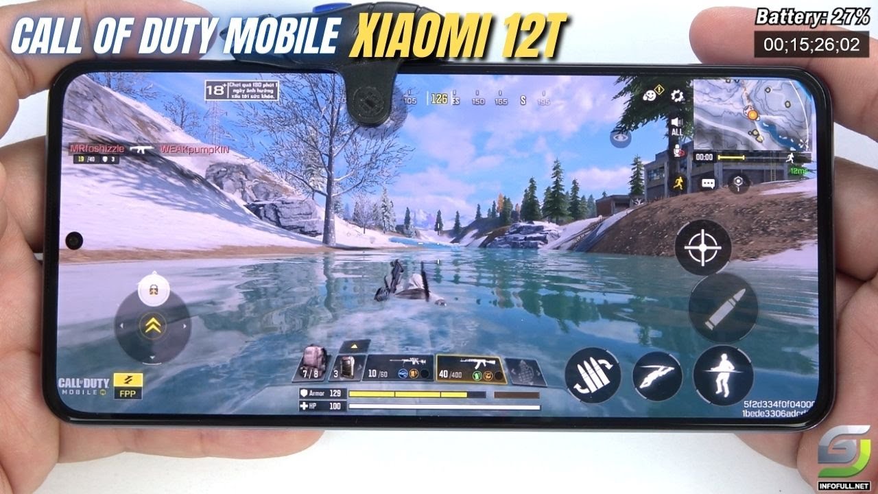 Xiaomi 12T test game Call of Duty Mobile CODM | Dimensity 8100 Ultra ...