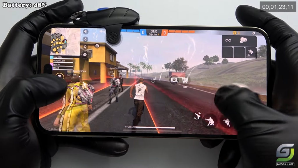 iPhone 14 Pro Max test game Free Fire - GSM FULL INFO