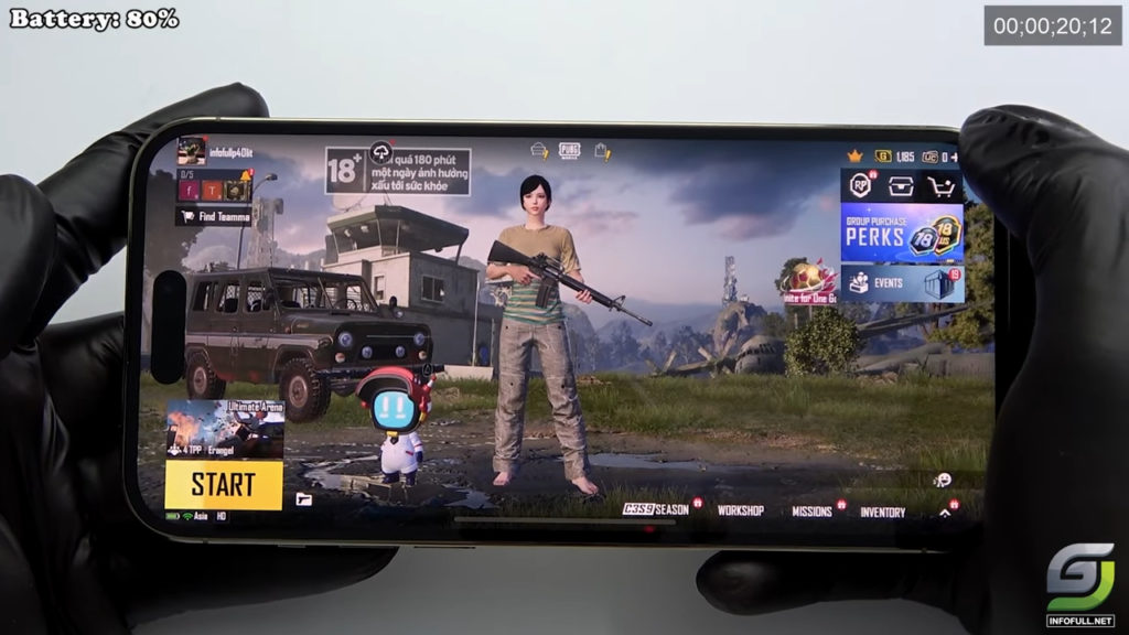 iPhone 14 Pro Max PUBG Max Setting with FPS Meter - GSM FULL INFO