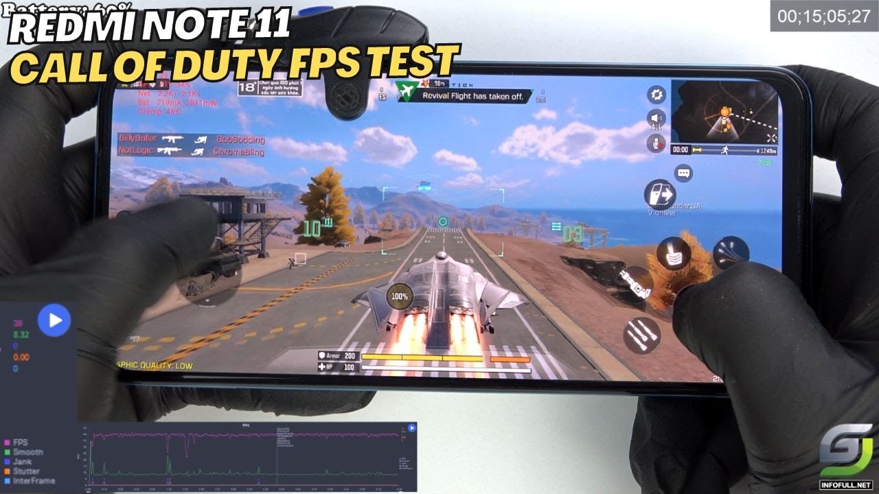 Xiaomi Redmi Note 11 Call of Duty Mobile FPS Meter test New Update ...