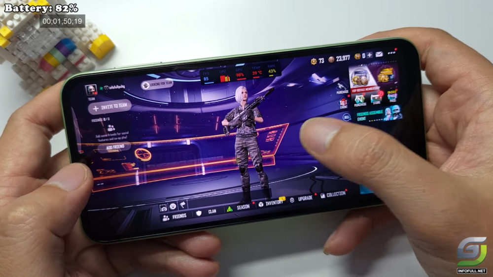 Samsung Galaxy A24 test game PUBG New State 90 FPS - GSM FULL INFO