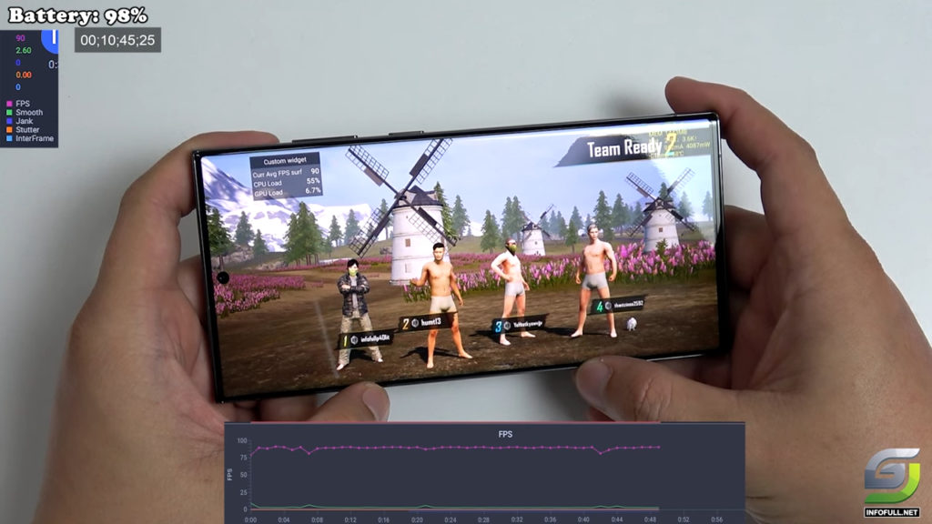 Samsung Galaxy S23 Ultra test game PUBG HDR 90 FPS Graphics - GSM FULL ...