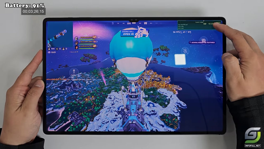 Samsung Galaxy Tab S9 Ultra Fortnite Gameplay Max Graphics - GSM FULL ...