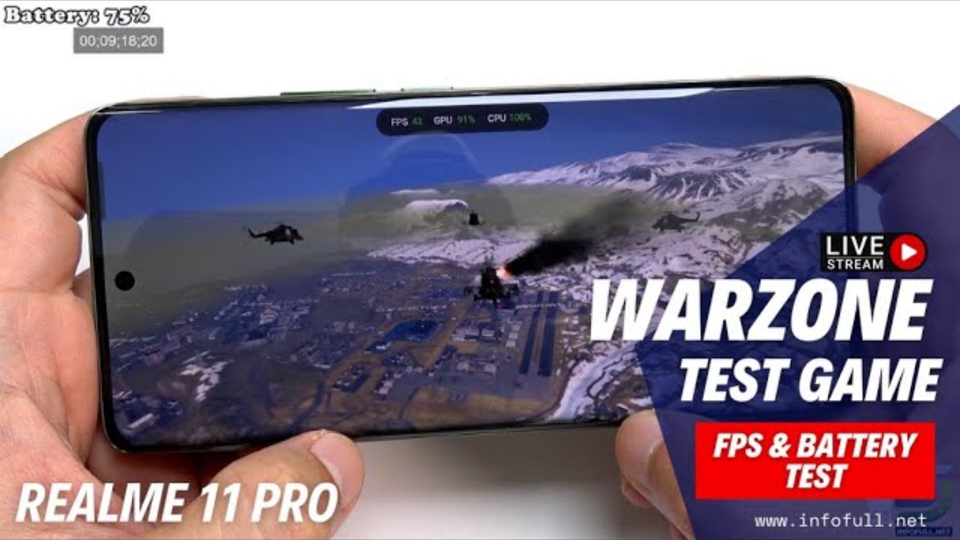 Realme 11 Pro test game Call of Duty Warzone Mobile | Dimensity 7050 ...