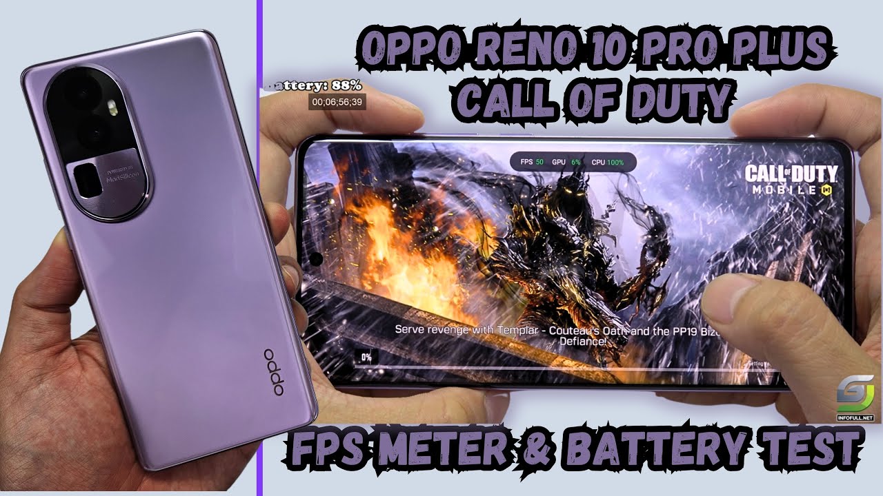 Oppo Reno 10 Pro Plus test game Call of Duty Mobile CODM - GSM FULL INFO