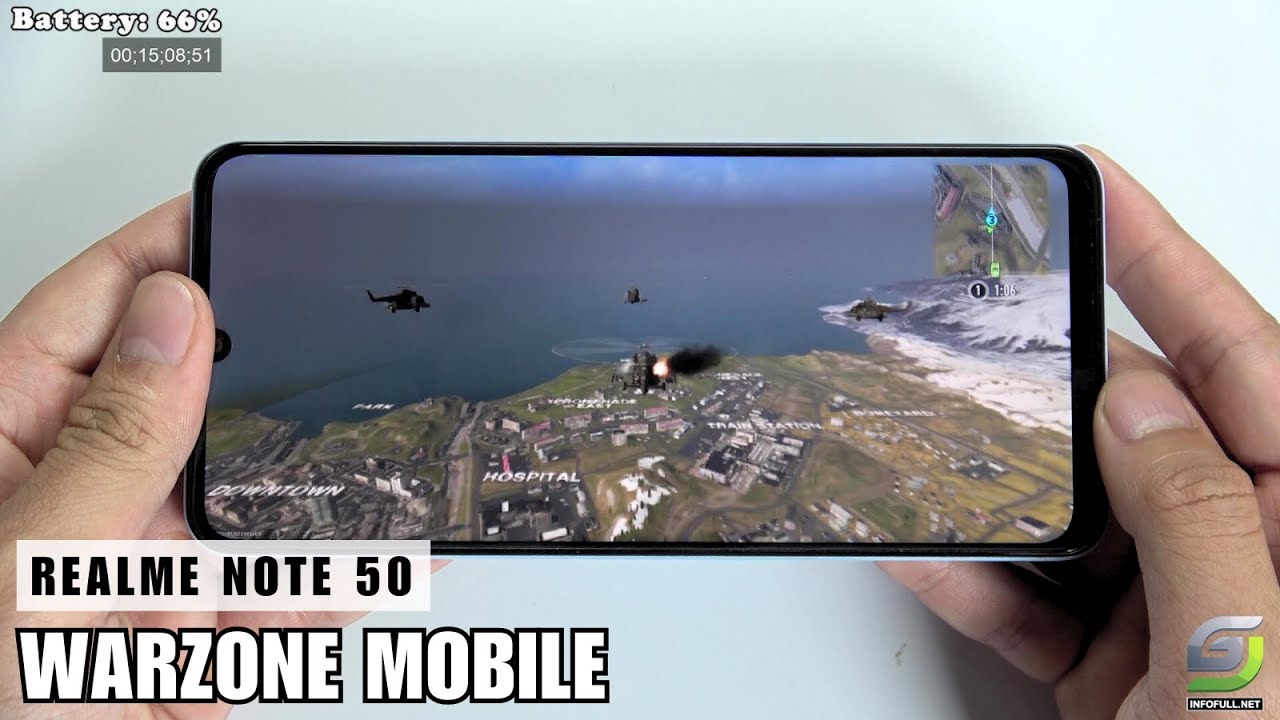 Realme Note 50 test game Call of Duty Warzone Mobile | Unisoc Tiger ...