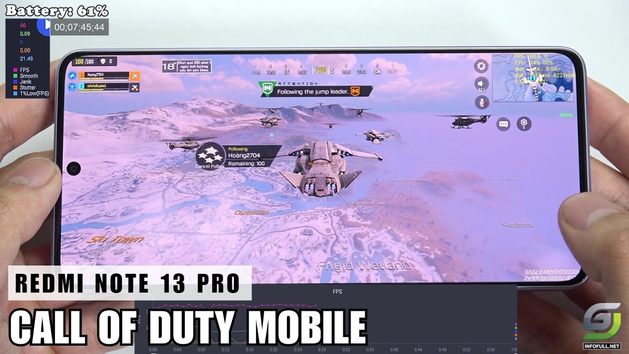 Xiaomi Redmi Note 13 Pro test game Call of Duty Mobile CODM ...
