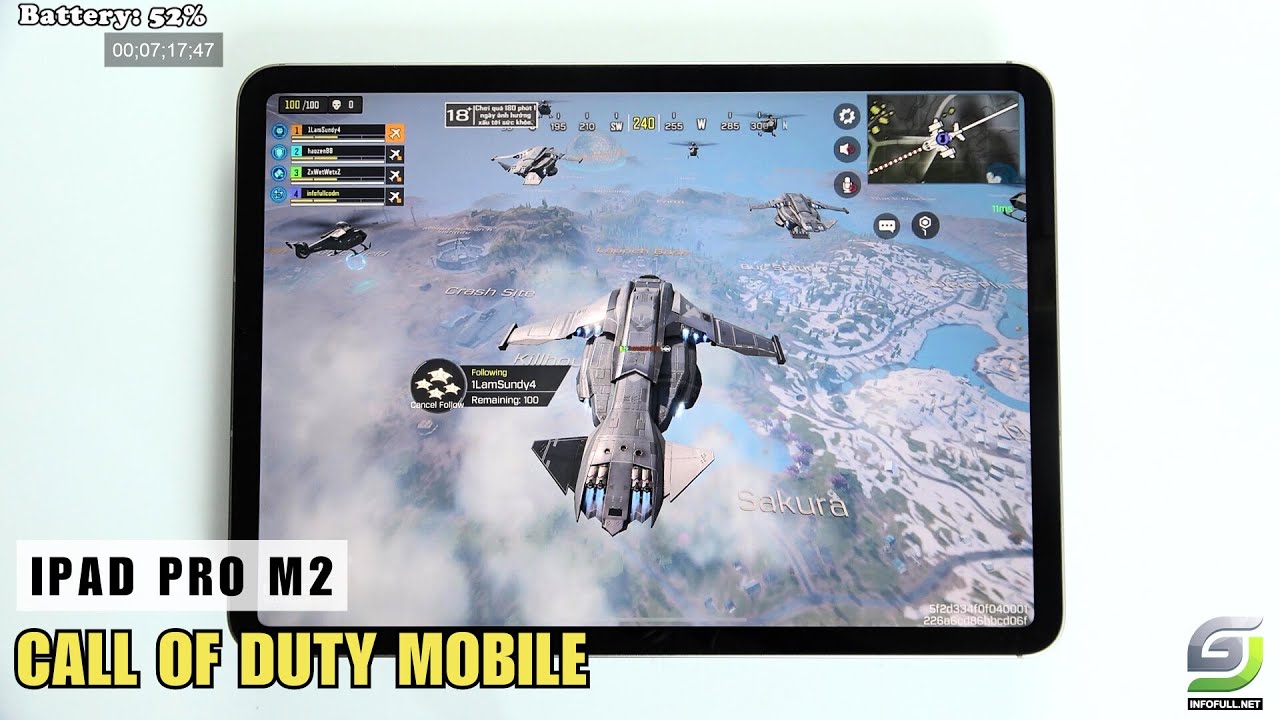 iPad Pro M2 test game Call of Duty Mobile CODM Update 2024 - GSM FULL ...