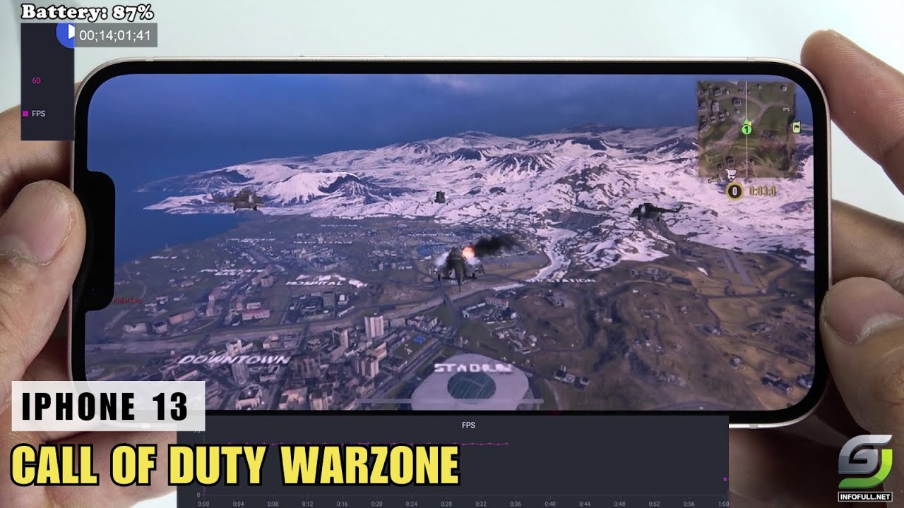 iPhone 13 test game Call of Duty Warzone Mobile | Apple A15 Bionic ...