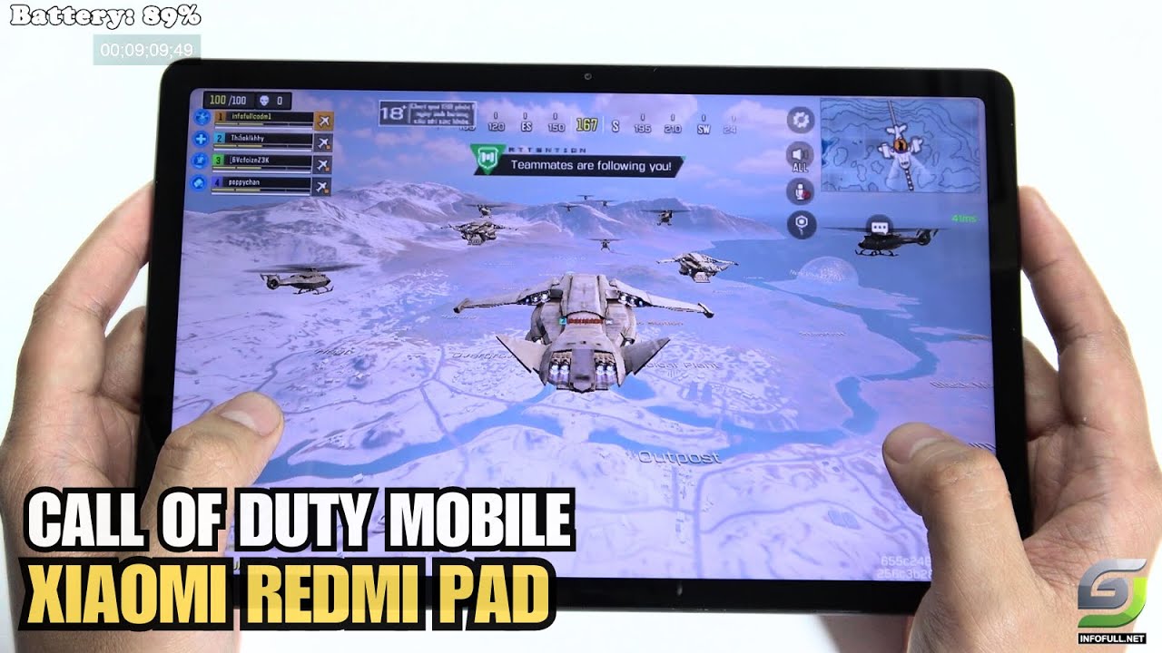 Xiaomi Redmi Pad test game Call of Duty CODM 2024 | Helio G99 - GSM ...