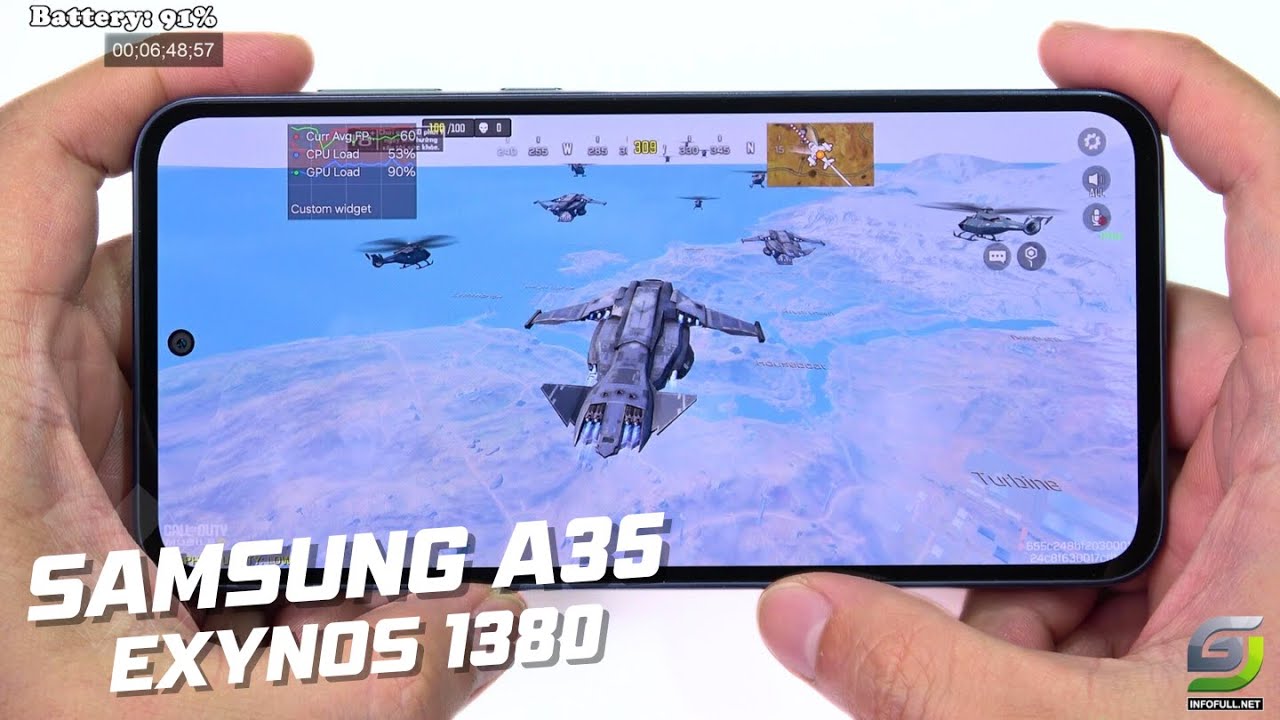 Samsung Galaxy A35 test game Call of Duty Mobile CODM | Exynos 1380 ...