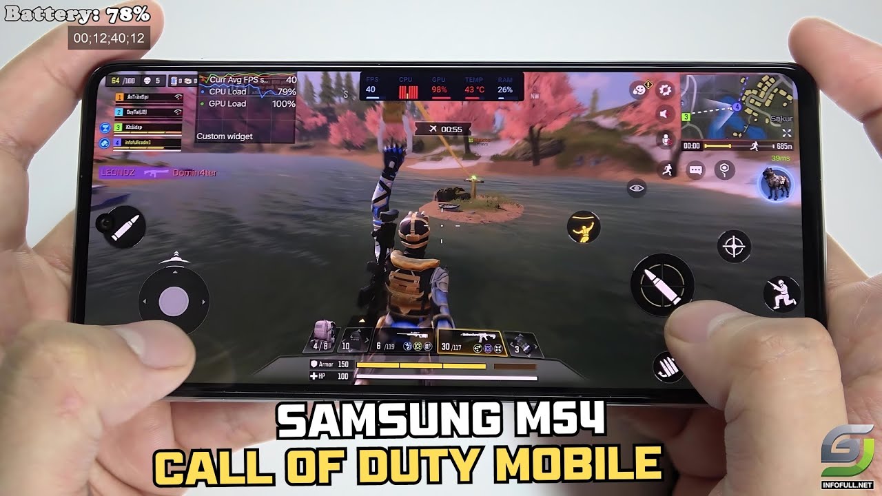 Samsung Galaxy M54 test game Call of Duty Mobile CODM Update 2024 ...