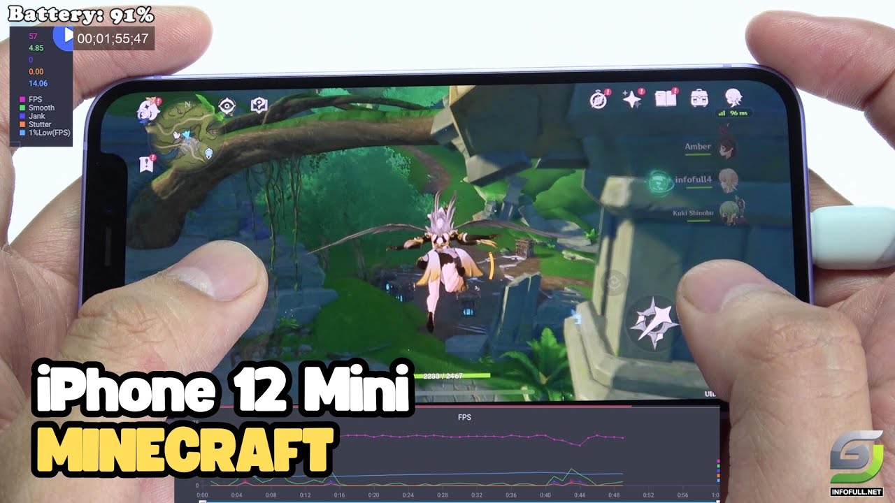 iPhone 12 Mini test game Genshin Impact Max Graphics UpDATE 2024 ...