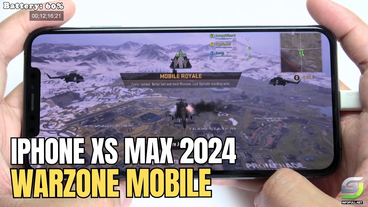 iPhone XS Max test game Call of Duty Warzone Mobile | Apple A12 Bionic ...