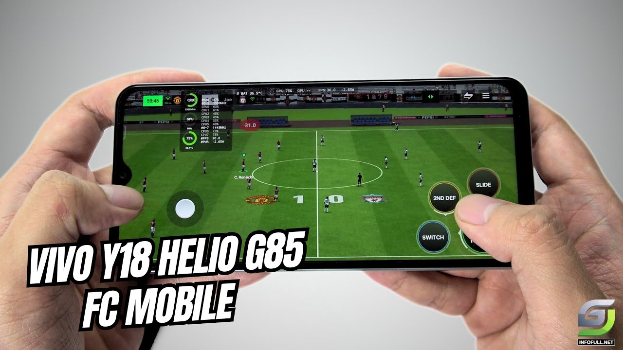 Vivo Y18 test game EA SPORTS FC MOBILE 24 | Helio G85 - GSM FULL INFO