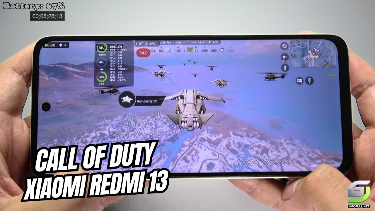 Xiaomi Redmi 13 test game Call of Duty Mobile CODM | Helio G91 Ultra ...