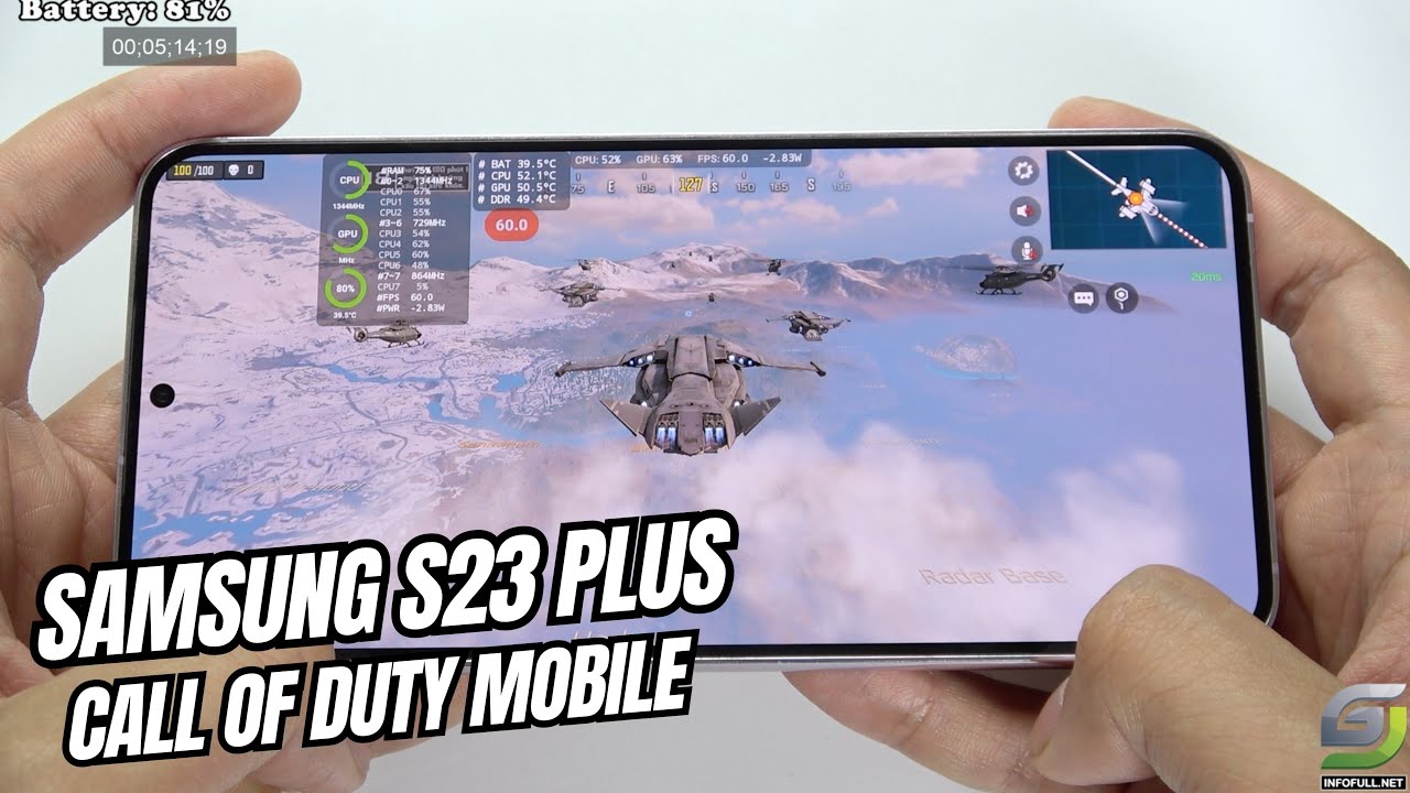 Samsung Galaxy S23 Plus test game Call of Duty Mobile CODM Update ...
