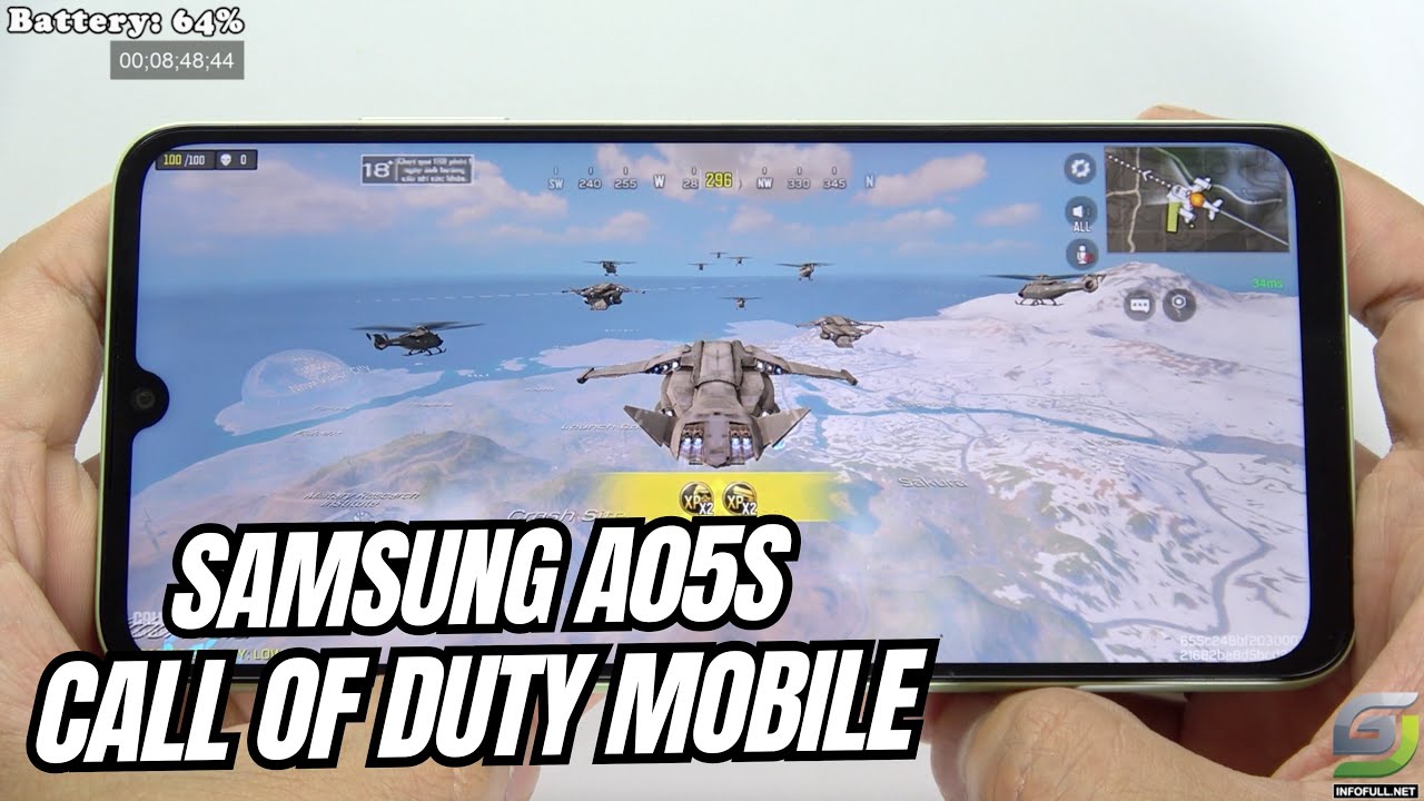 Samsung Galaxy A05s test game Call of Duty Mobile CODM Update 2024 ...