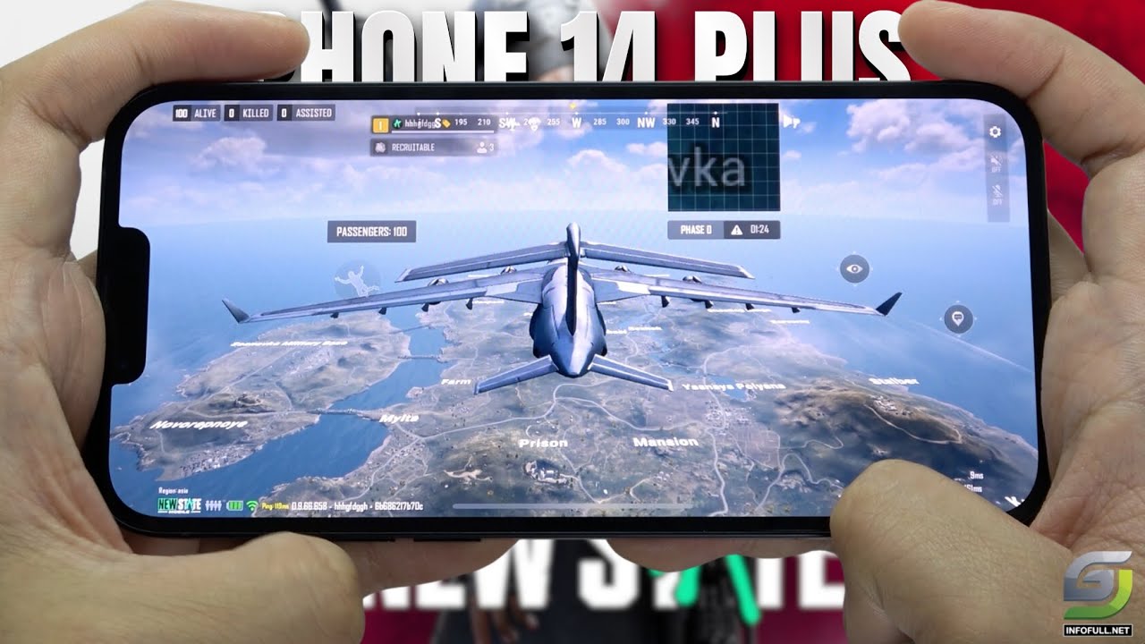 iPhone 14 Plus Pubg NEW STATE Max Setting 2024 | Max FPS Ultra Graphics ...