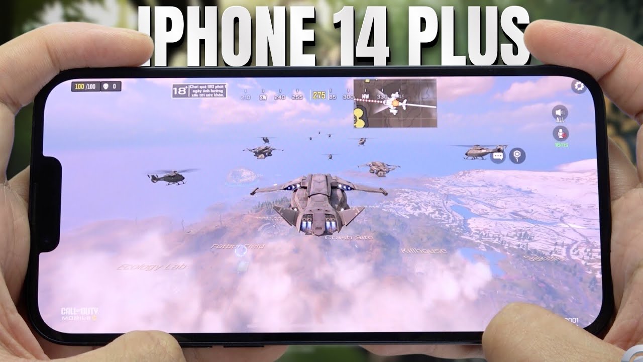 iPhone 14 Plus test game Call of Duty Mobile CODM 2024 - GSM FULL INFO