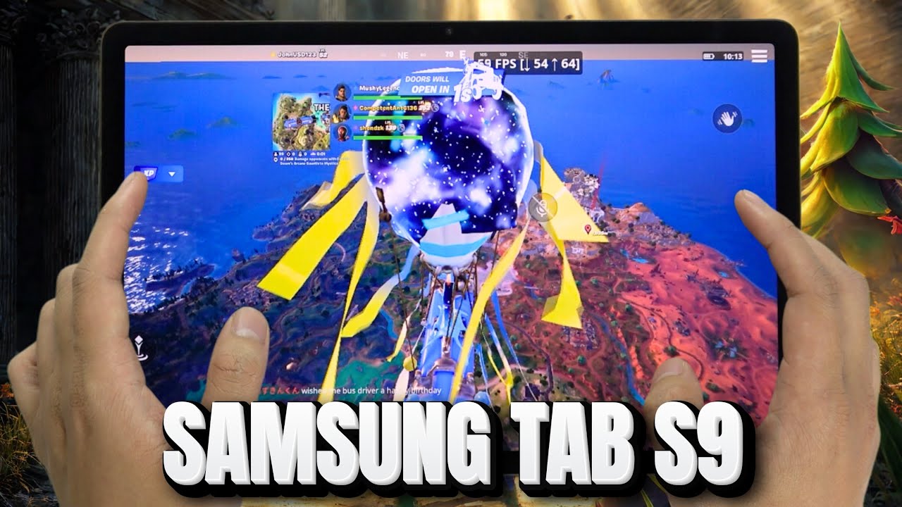 Samsung Tab S9 Fortnite Mobile Gameplay 2024 | Snapdragon 8 Gen 2 - GSM ...