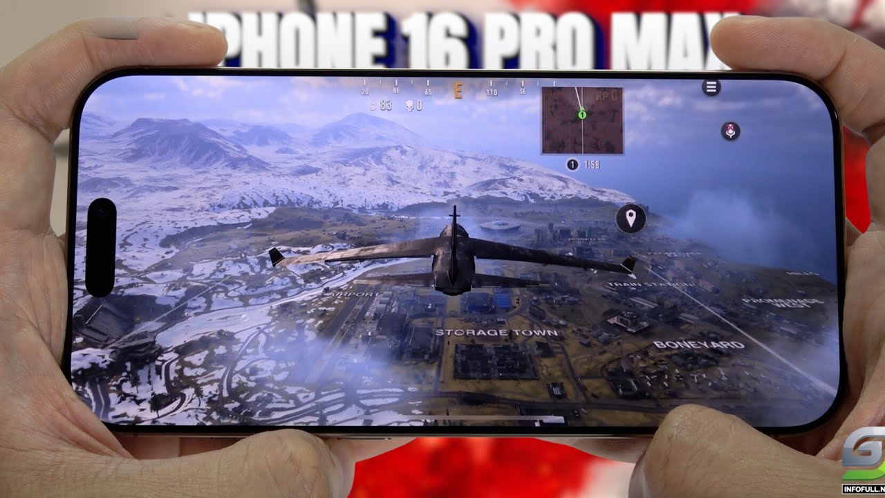iPhone 16 Pro Max test game Call of Duty Warzone Mobile | Apple A18 Pro ...