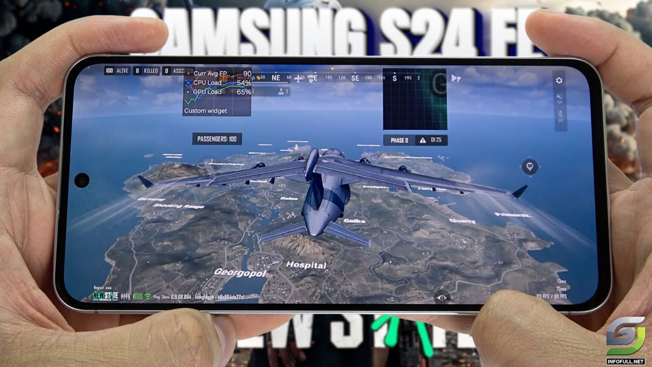 Samsung Galaxy S24 FE Pubg NEW STATE Max Setting | 90 FPS Ultra ...