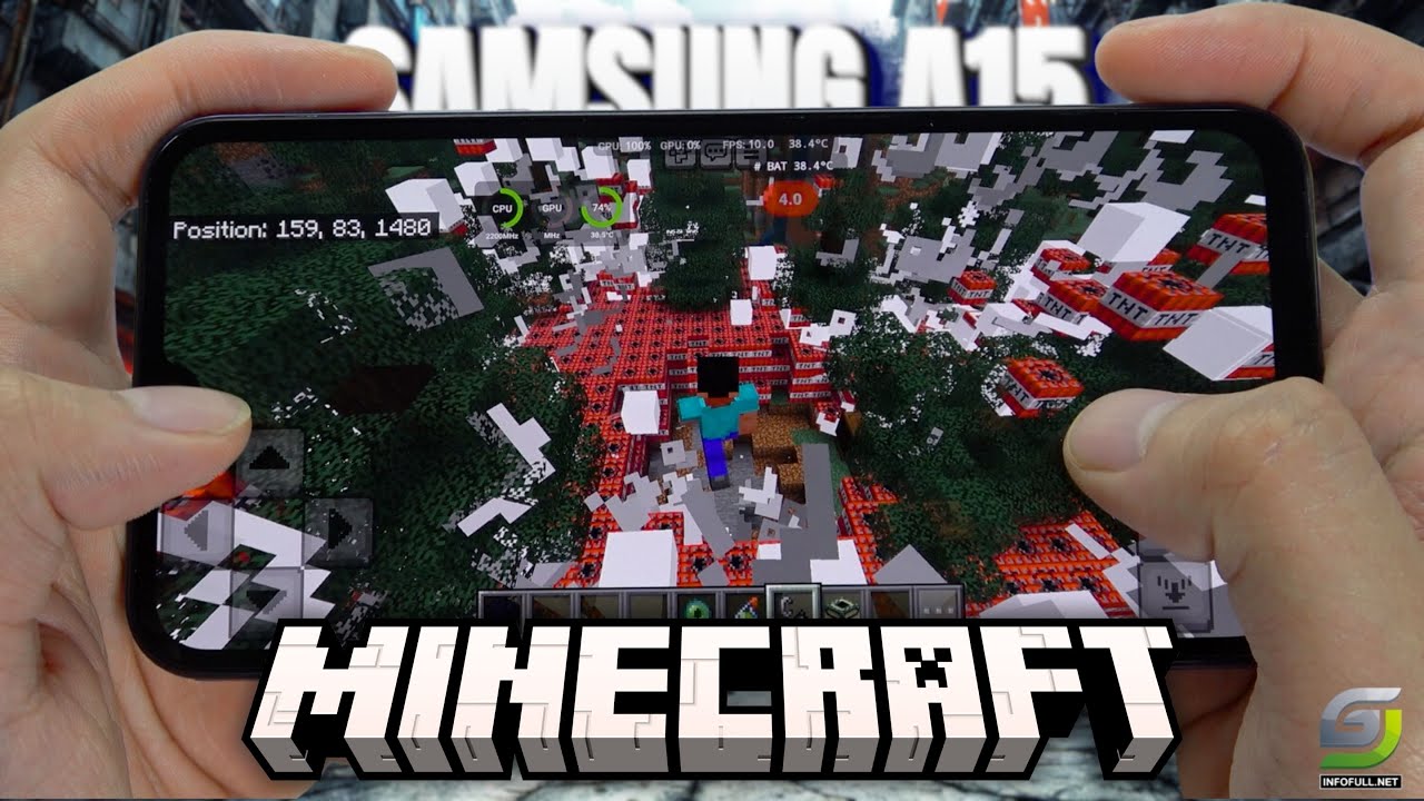 Samsung Galaxy A15 5G test game Minecraft 2024 | Dimensity 6100+ - GSM ...